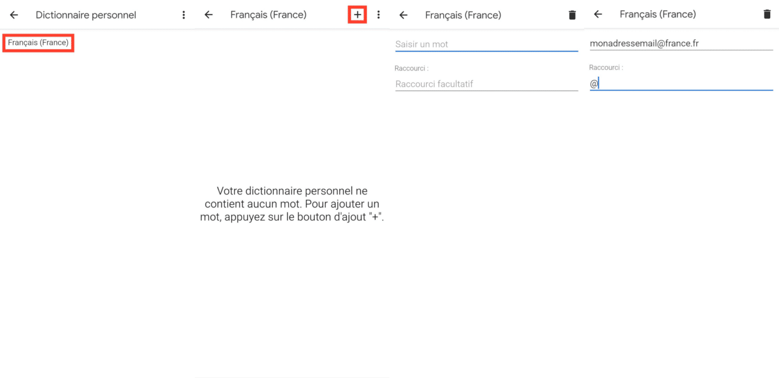 Créer Des Raccourcis Clavier Sur Smartphone Android Droidsoft