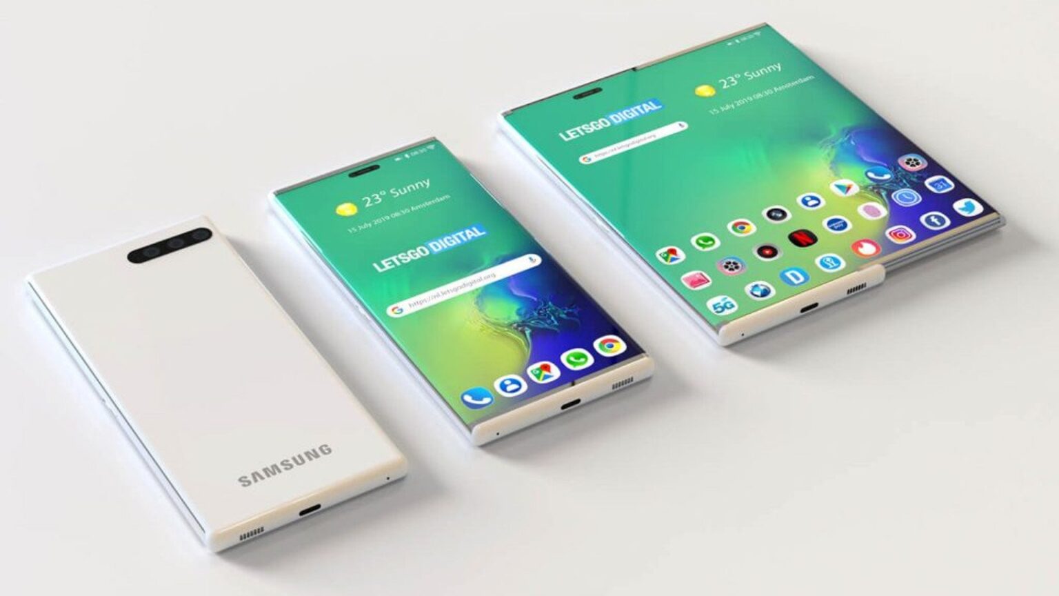 Samsung dépose la marque Galaxy Z Slide, un smartphone enroulable en ...